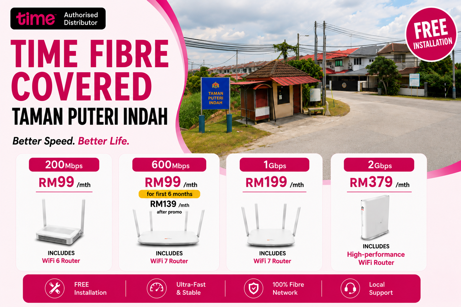 Best Fast Broadband Internet | TIME Fibre Promotion 2026