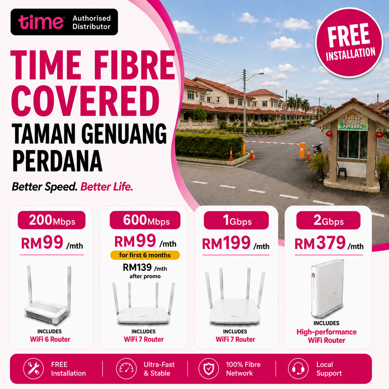 Ultimate Fast Home WiFi | TIME Fibre Promotion 2026