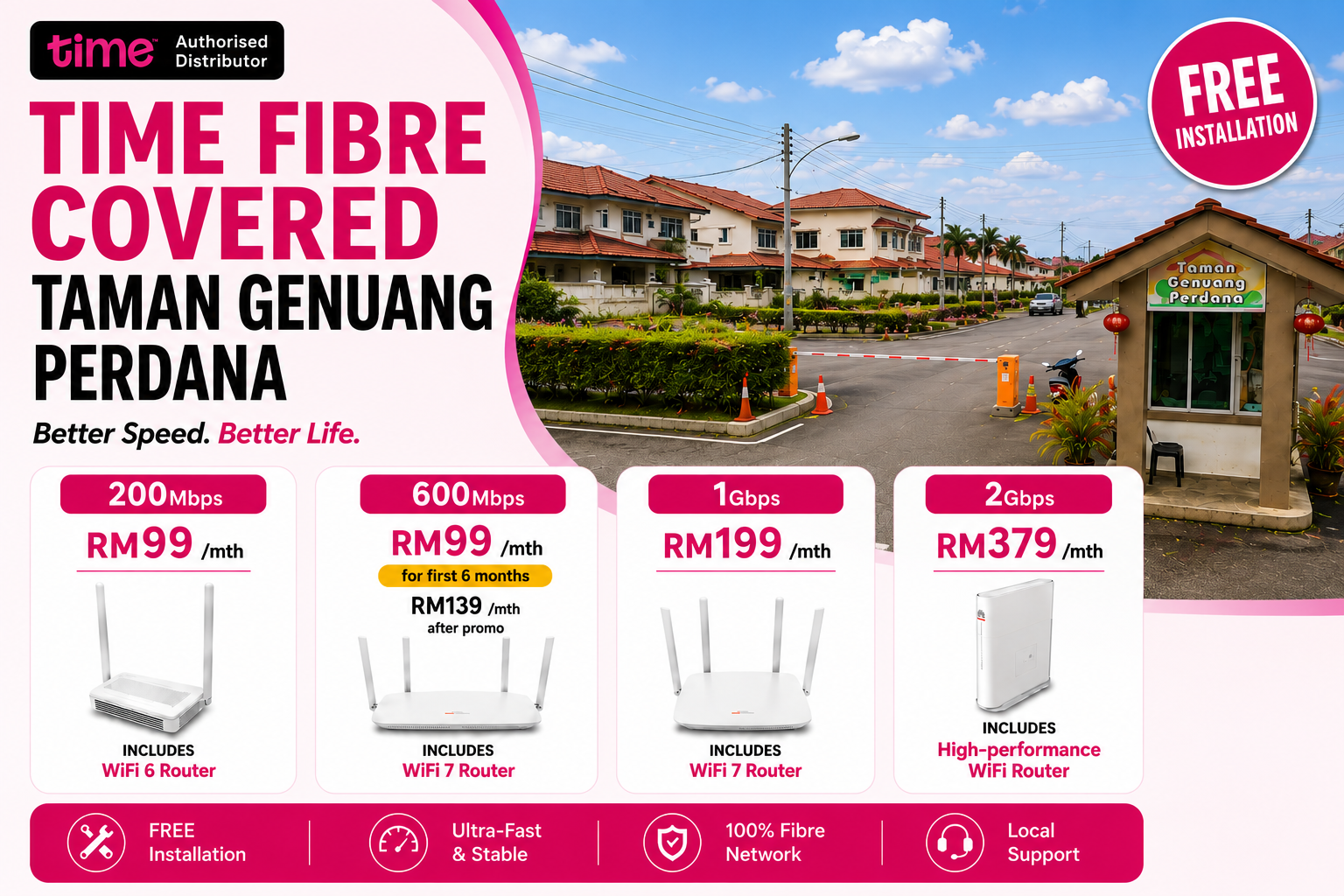 Ultimate Fast Home WiFi | TIME Fibre Promotion 2026